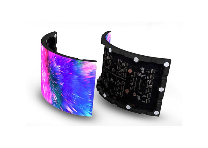 China Column Curved Flexible Led Screen Display 2.5mm 240x120mm for ...